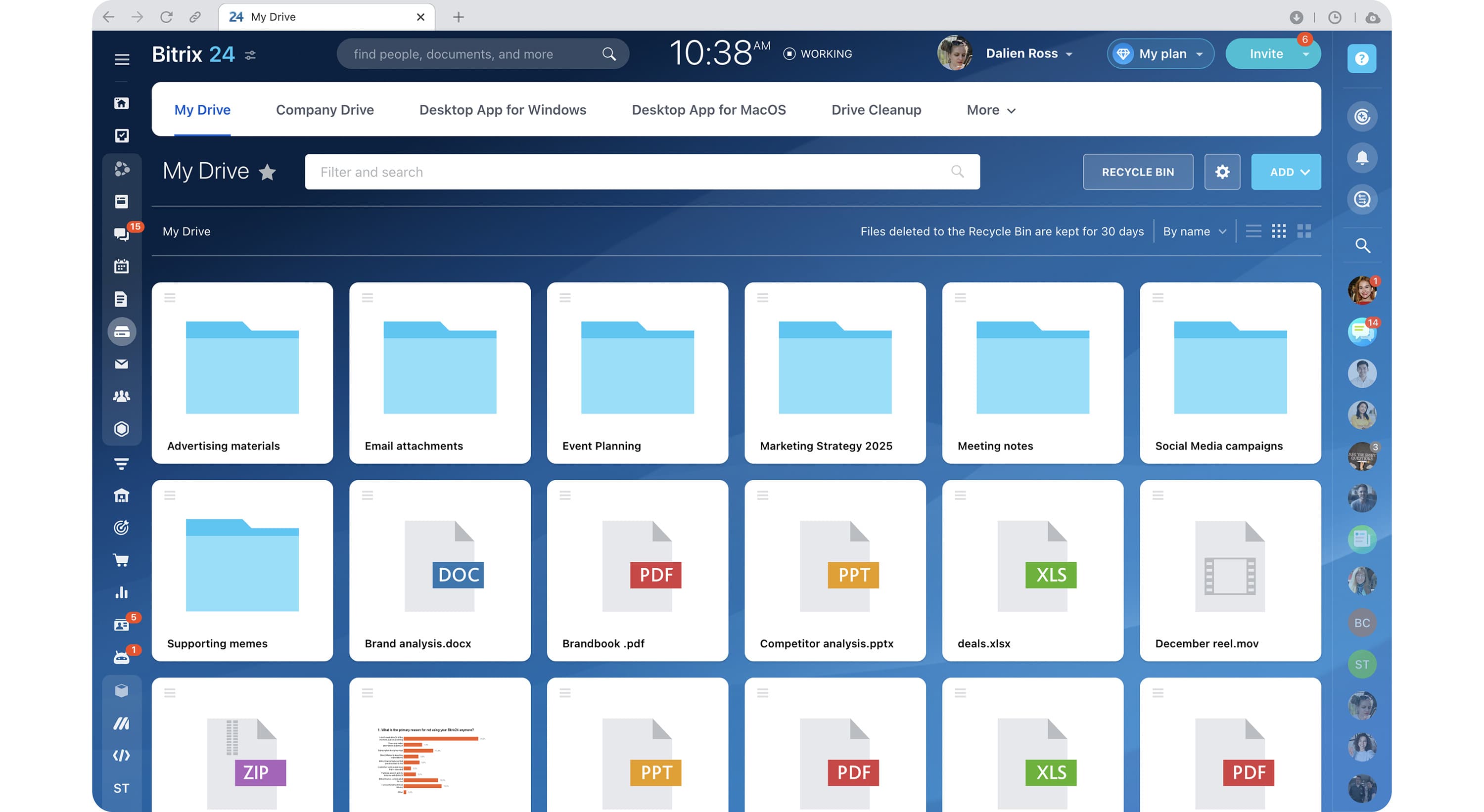 适合 Windows 和 Mac 的 Bitrix24 应用
